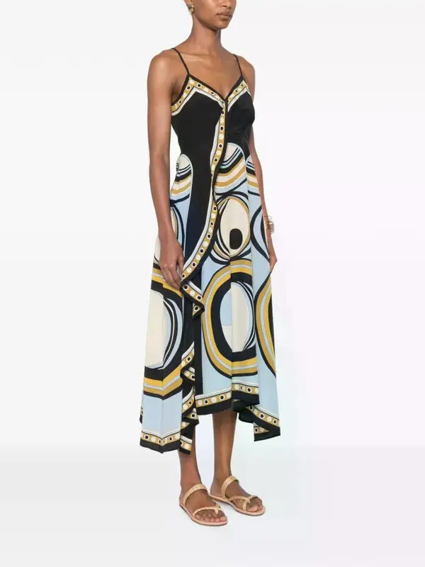 La DoubleJ Turn Around Sanctuary Placed Asymmetric Dress