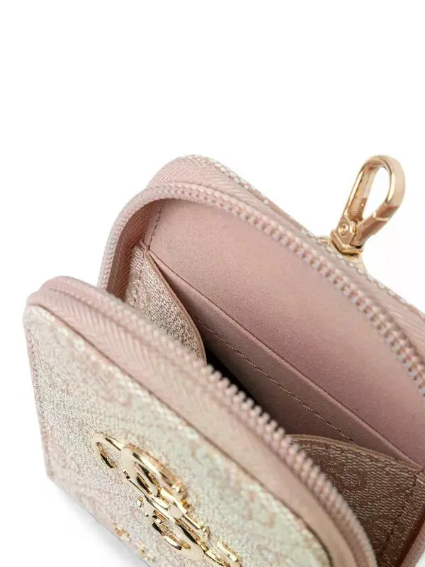 Guess Monogram-print Zipped Case Strap