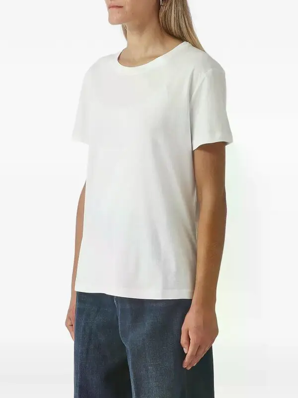 Max Mara Embroidered Detail T-shirt - White