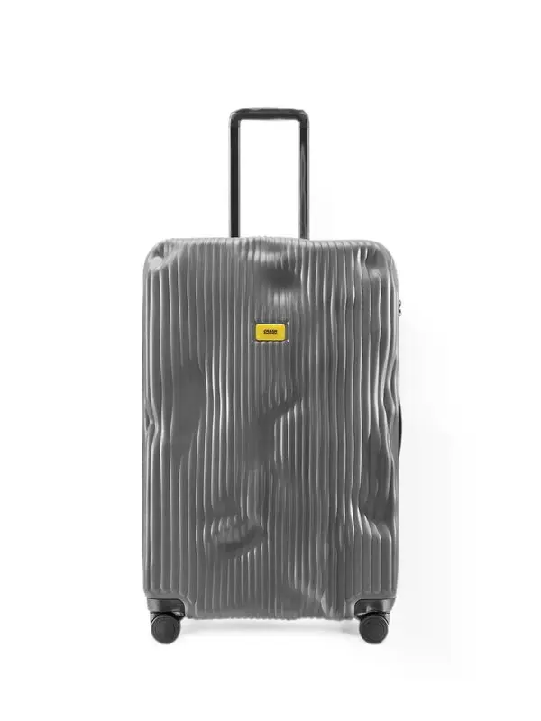 CRASH BAGGAGE Large Stripe Suitcase