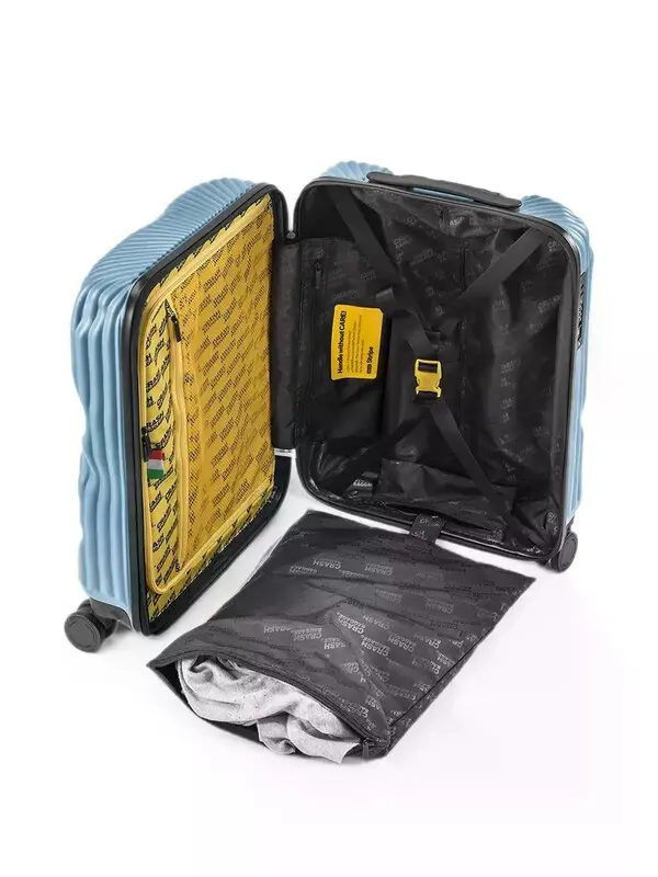 CRASH BAGGAGE Small Stripe Suitcase