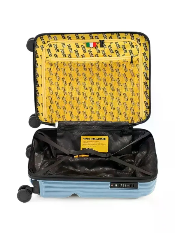 CRASH BAGGAGE Small Stripe Suitcase