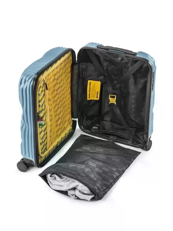 CRASH BAGGAGE Small Stripe Suitcase