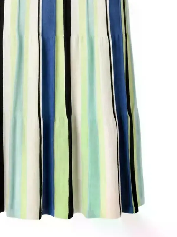 TOCCIN Fifi Striped Knit A-line Dress