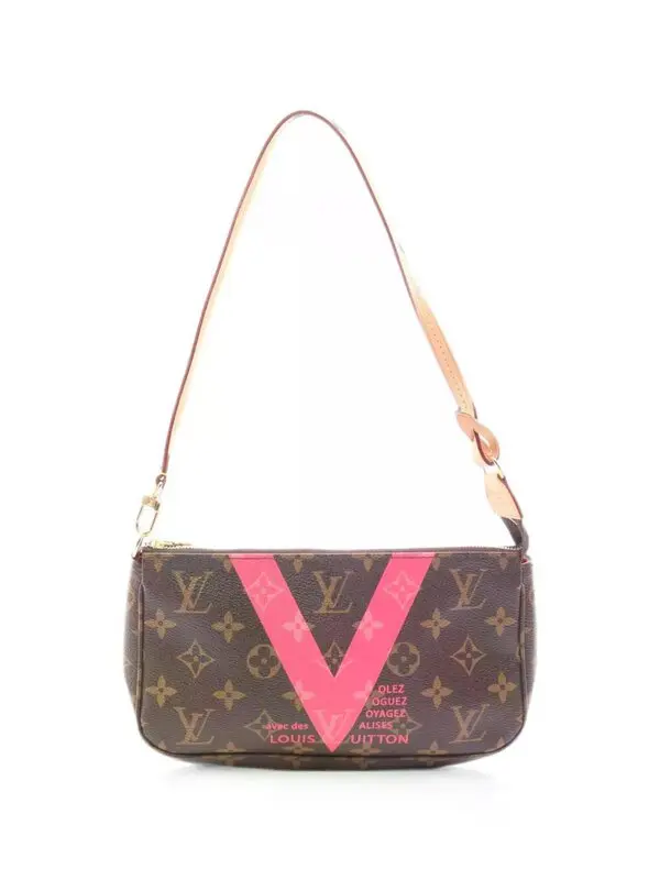 LOUIS VUITTON 2015 Monogram V Pochette Accessories Tote Bag