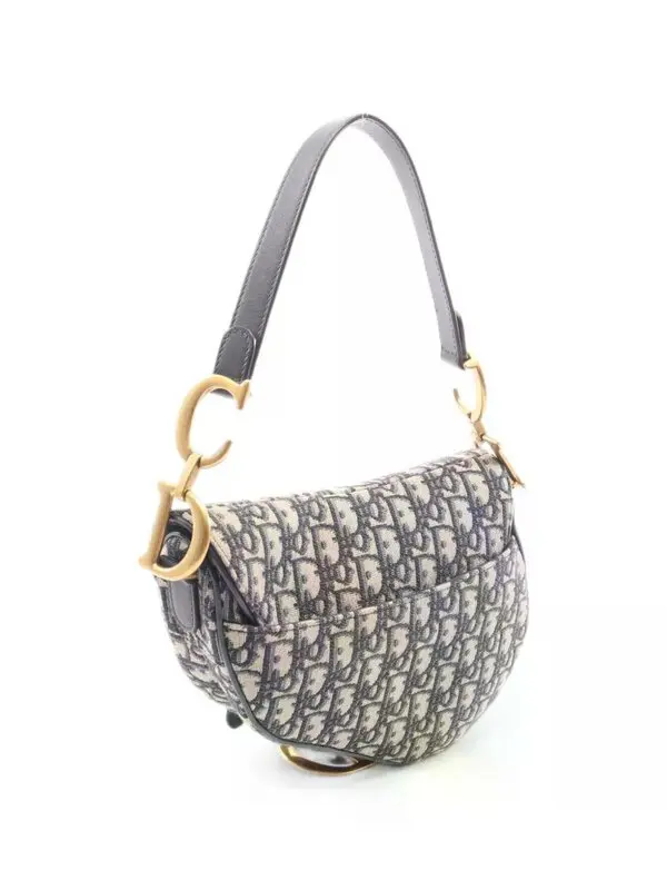 Dior Saddle Two-way Handbag - Blue