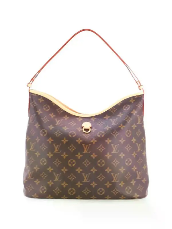 LOUIS VUITTON Monogram Canvas Shoulder Bag - Brown
