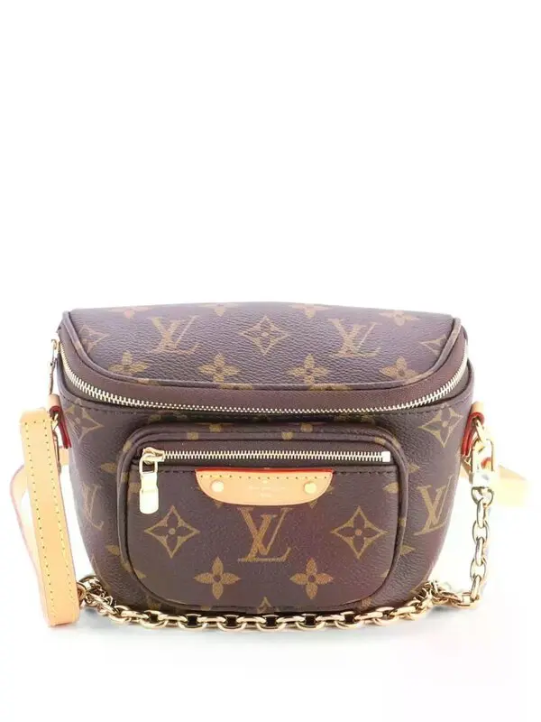 LOUIS VUITTON Monogram Canvas Mini Belt Bag - Brown
