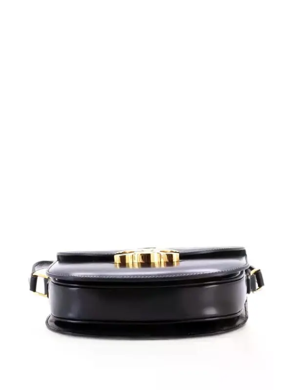 Celine Triomphe Besace Clea Flap Bag Leather Shoulder Bag