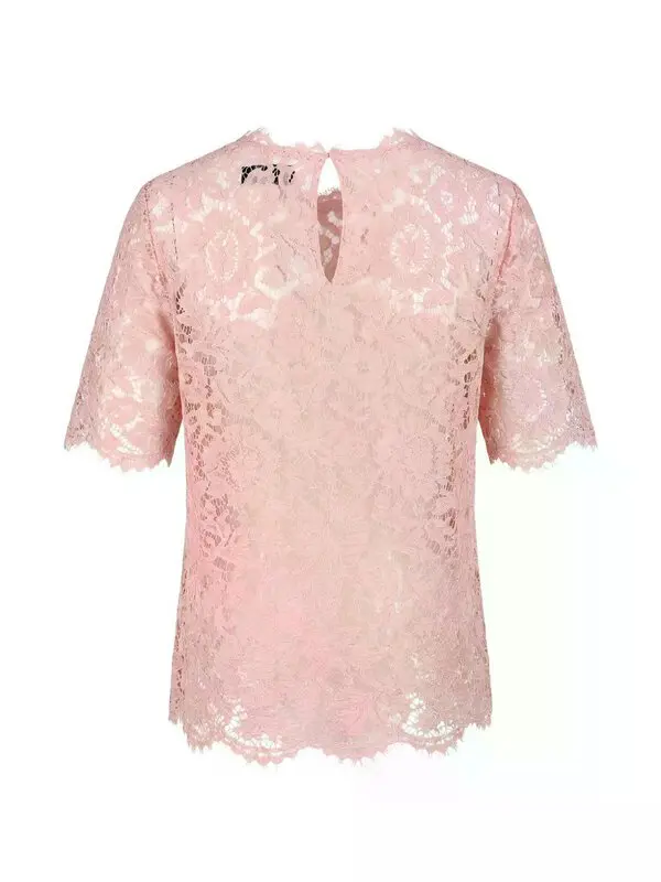 Valentino Garavani Lace Blouse - Pink
