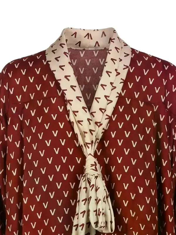 Valentino Garavani Logo-print Mini Dress - Red