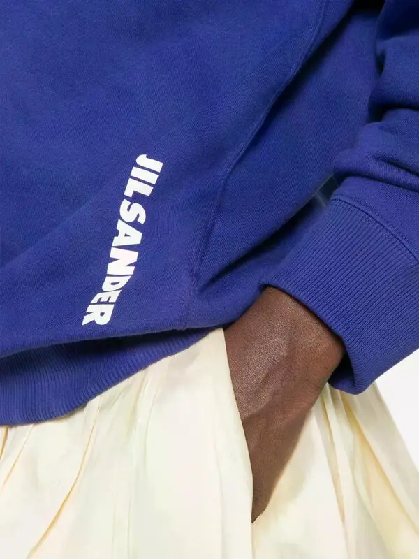 JIL SANDER Logo Print Crewneck Sweatshirt