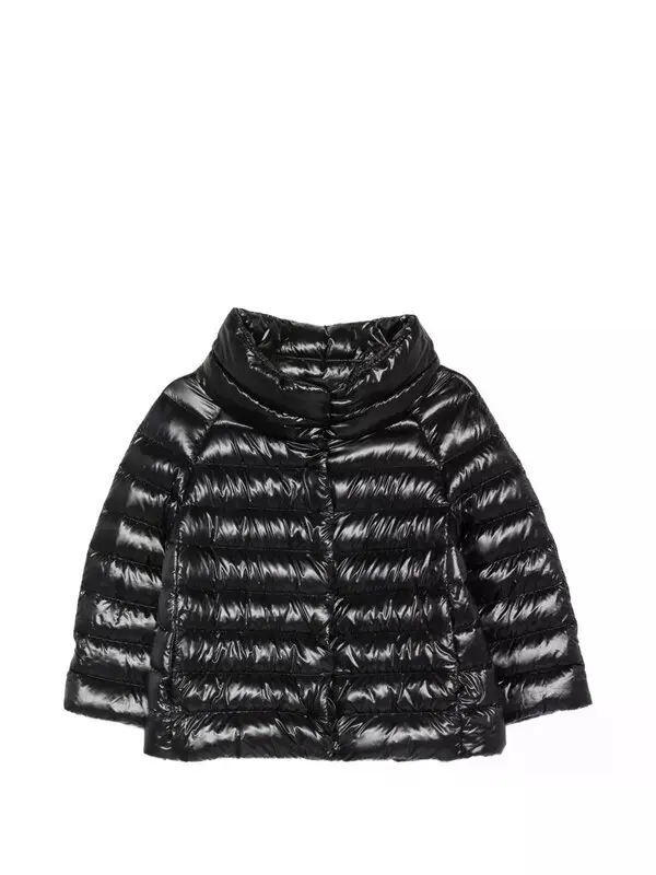 Herno Quilted High-neck Jacket - Black