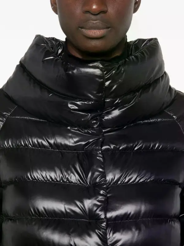 Herno Quilted High-neck Jacket - Black
