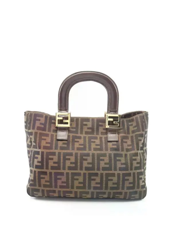 Fendi Zucca Canvas Handbag Tote
