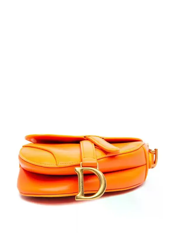 Dior 2021 Micro Goatskin Saddle Bag Satchel