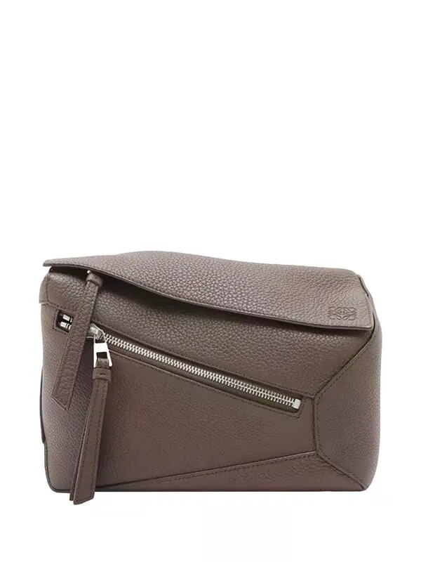 Loewe 2010-2026 Small Calfskin Puzzle Bumbag Belt Bag - Brown