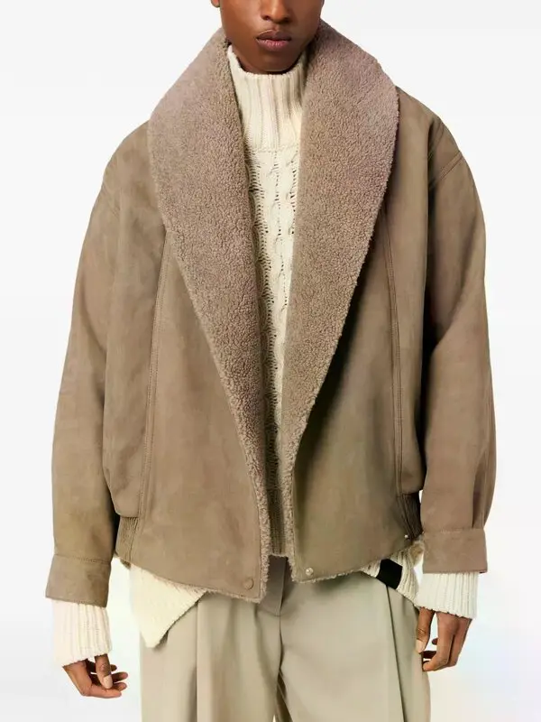 Stella McCartney Faux-shearling-trim Bomber Jacket