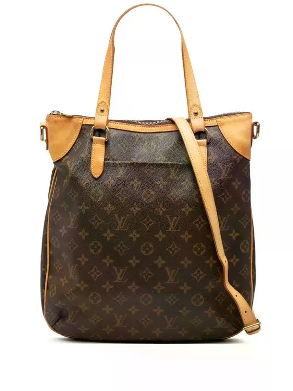 LOUIS VUITTON 2008 Monogram Odeon Gm Satchel - Brown