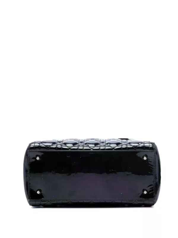 Dior 2010 Medium Patent Cannage Lady Satchel