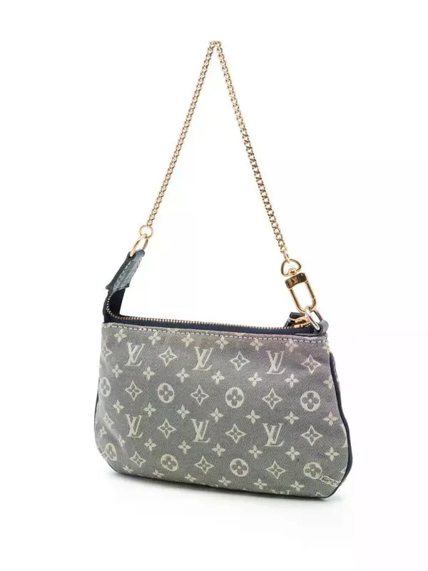 LOUIS VUITTON 2011 Monogram Mini Lin Pochette Shoulder Bag