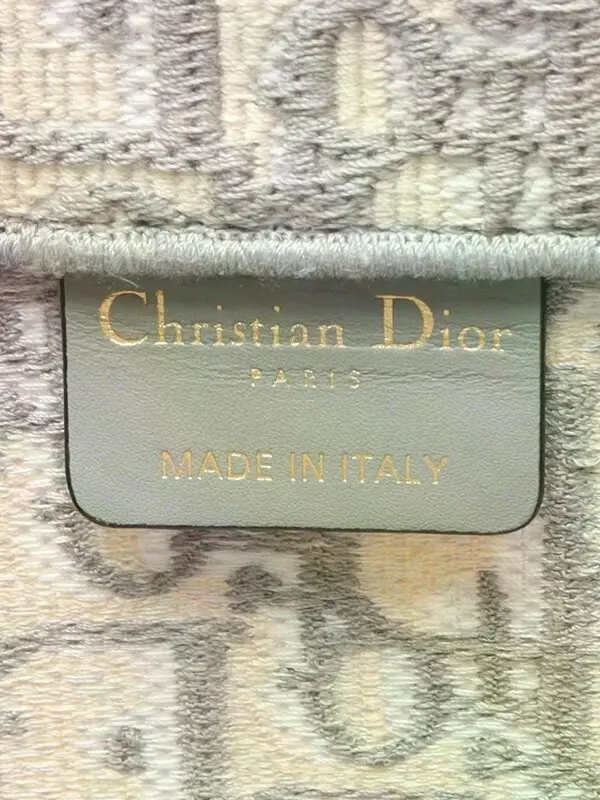 Dior 2000-2026 Medium Oblique Canvas Book Tote Bag