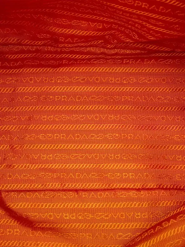 Prada 2010-2026 Saffiano Trimmed Tessuto Tote Bag