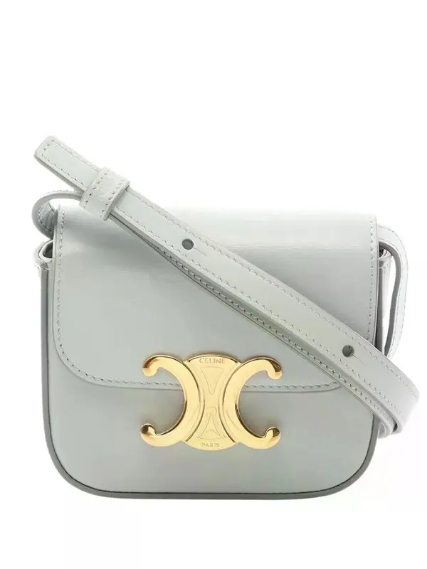Celine Mini Calfskin Claude Crossbody Bag - Blue