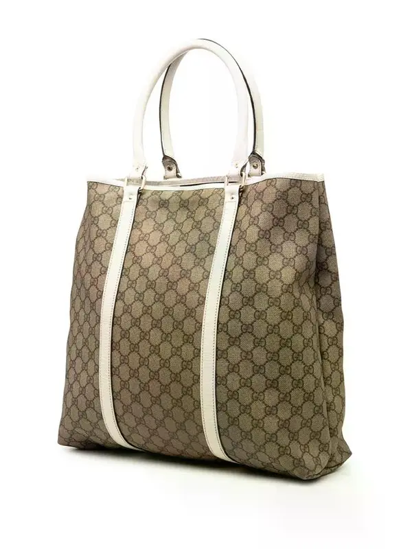 Gucci 2016-2026 Gg Supreme Joy Vertical Tote Bag - White