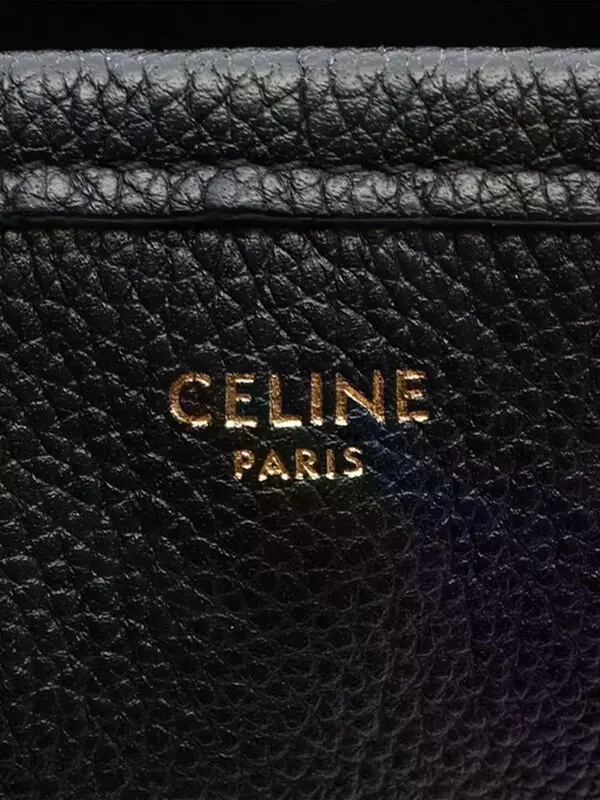 Celine 2010-2026 Small Leather Foldable Tote Satchel
