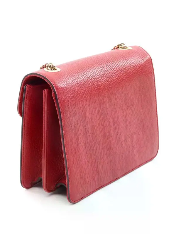 Gucci Calfskin Interlocking G Crossbody Bag