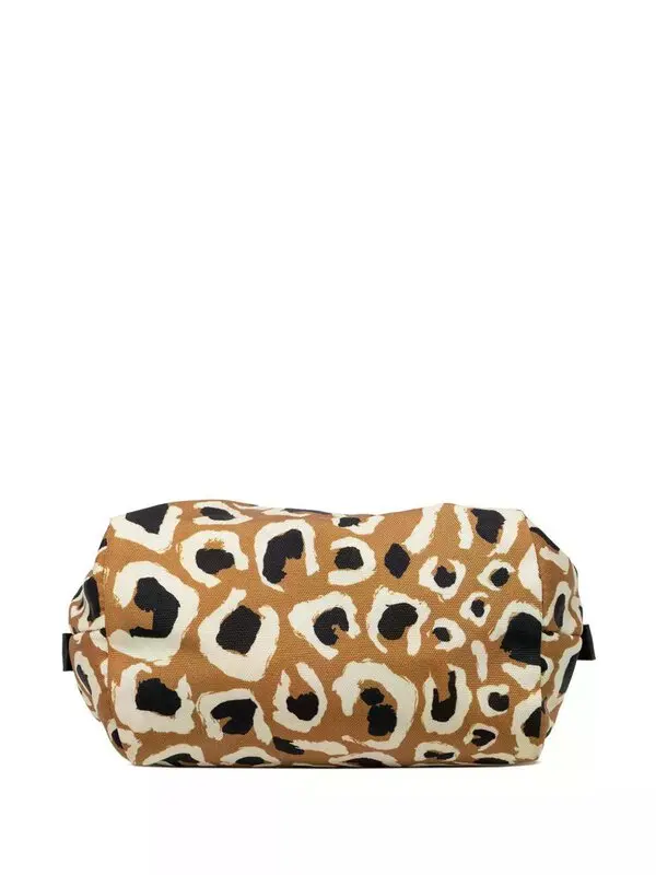 Gucci 2000-2015 Leopard Print Canvas Pouch