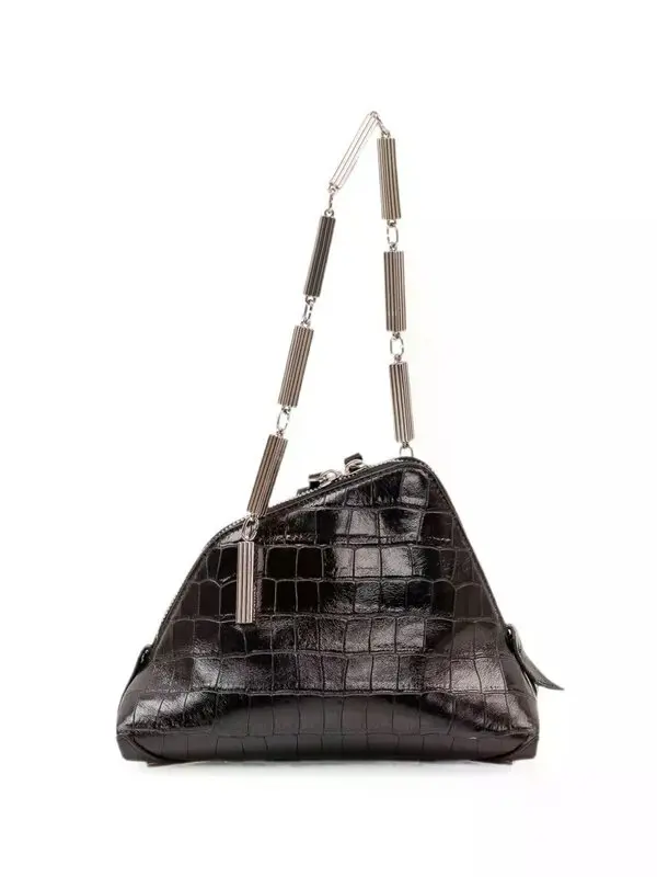 Attico La Scala Clutch Bag - Black