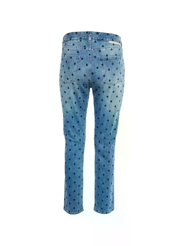 Stella McCartney Star-embroidered Skinny Jeans