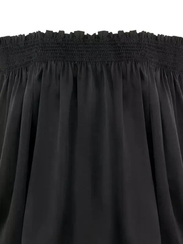 Chloé Off-the-shoulder Blouse With Smocked Detailing
