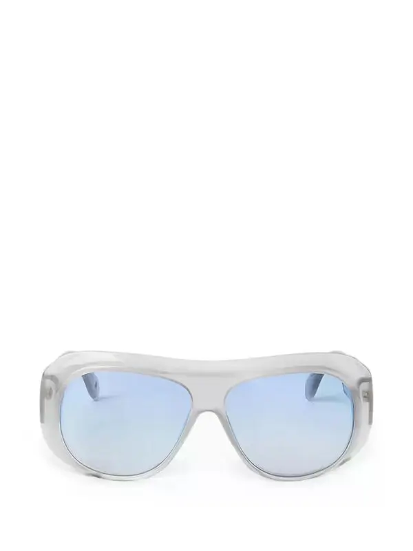 Palm Angels Elfin Gradient-lens Pilot-frame Sunglasses