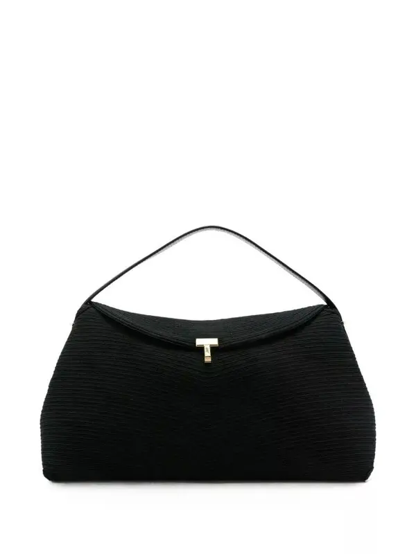 TOTEME T-lock Fastening Tote Bag - Black
