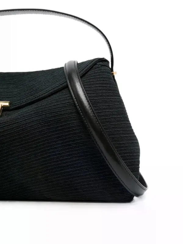 TOTEME T-lock Fastening Tote Bag - Black