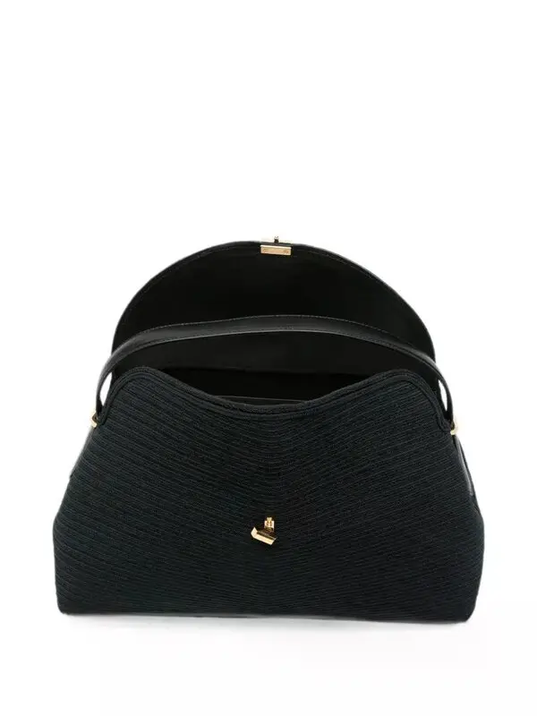 TOTEME T-lock Fastening Tote Bag - Black