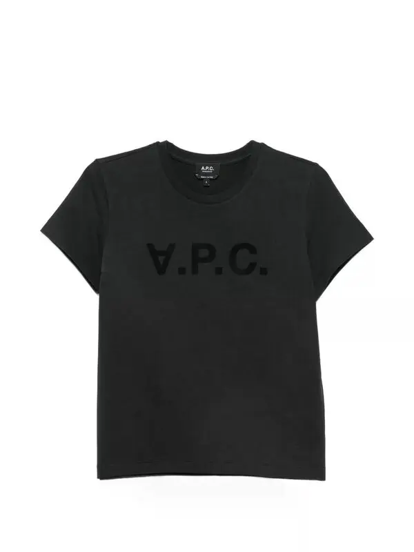 A.p.c. Logo-print T-shirt - Black