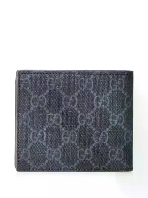 Gucci Gg Supreme Logo-plaque Wallet