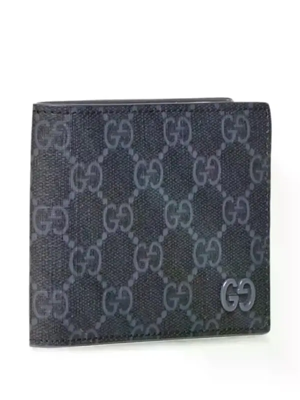 Gucci Gg Supreme Logo-plaque Wallet