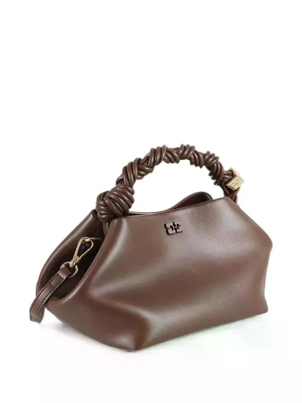 GANNI Small Bou Braided-handle Tote Bag