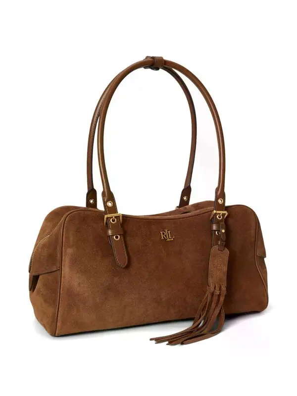 Ralph Lauren Large Marcy Suede Shoulder Bag