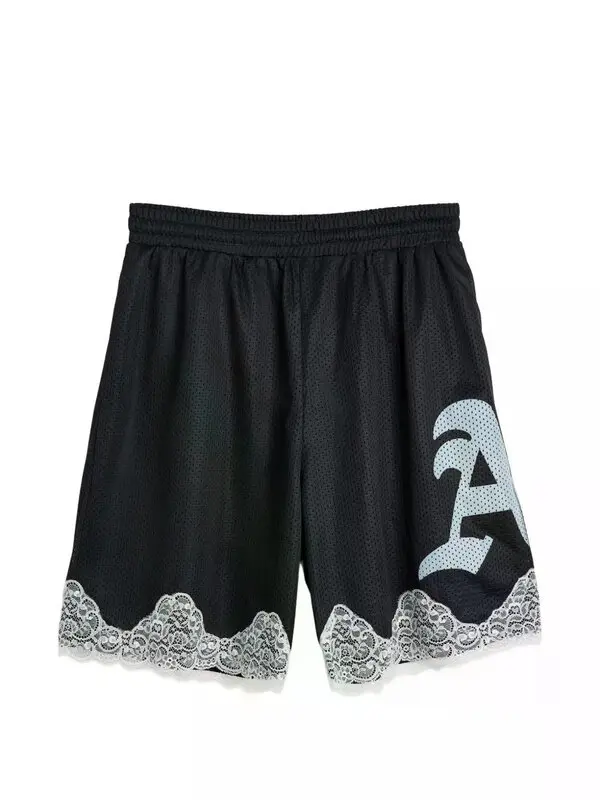 Aries Lace-detail Shorts