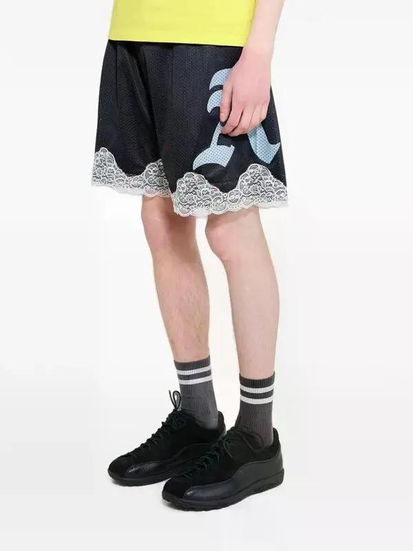 Aries Lace-detail Shorts