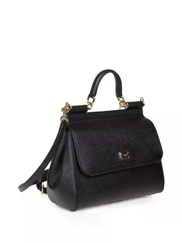 Dolce & Gabbana Sicily Leather Shoulder Bag