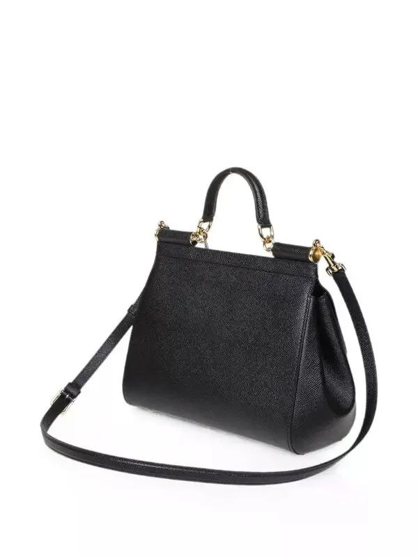 Dolce & Gabbana Sicily Leather Shoulder Bag