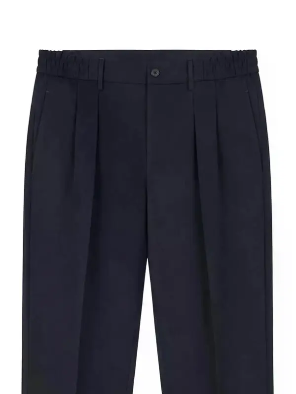 Tagliatore Pleated Trousers With Elasticated Waistband