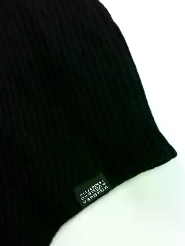MAISON MARGIELA Ribbed-knit Ear-flap Hat